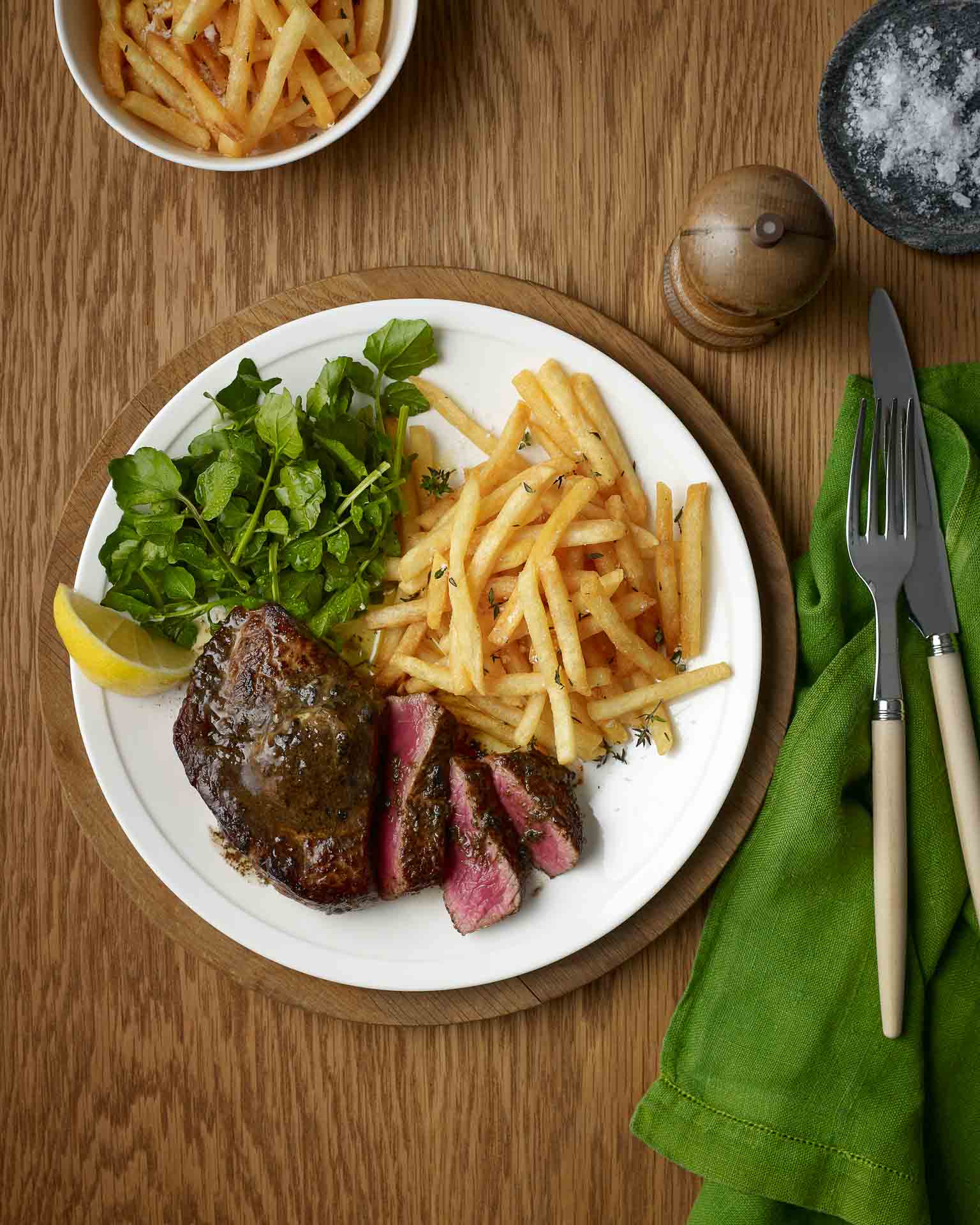 Food Plating Steak